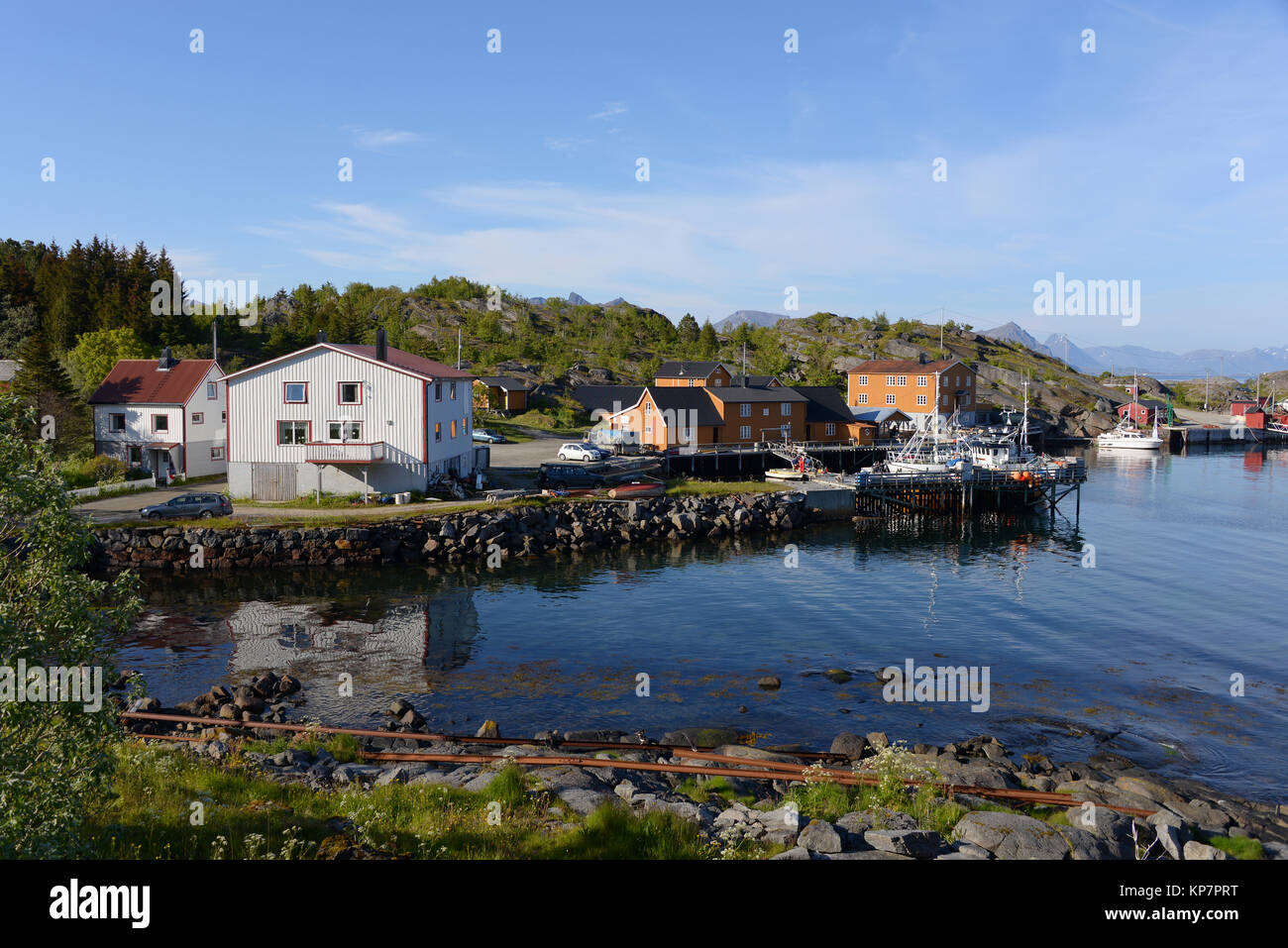 Stamsund on the Lofoten Stock Photo - Alamy