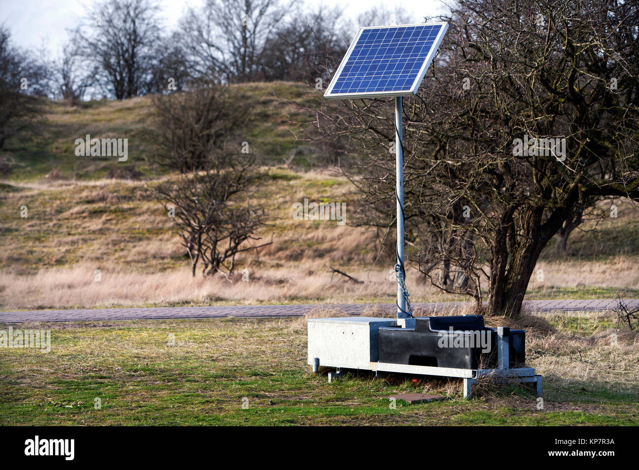 Solar energy unit Stock Photo - Alamy