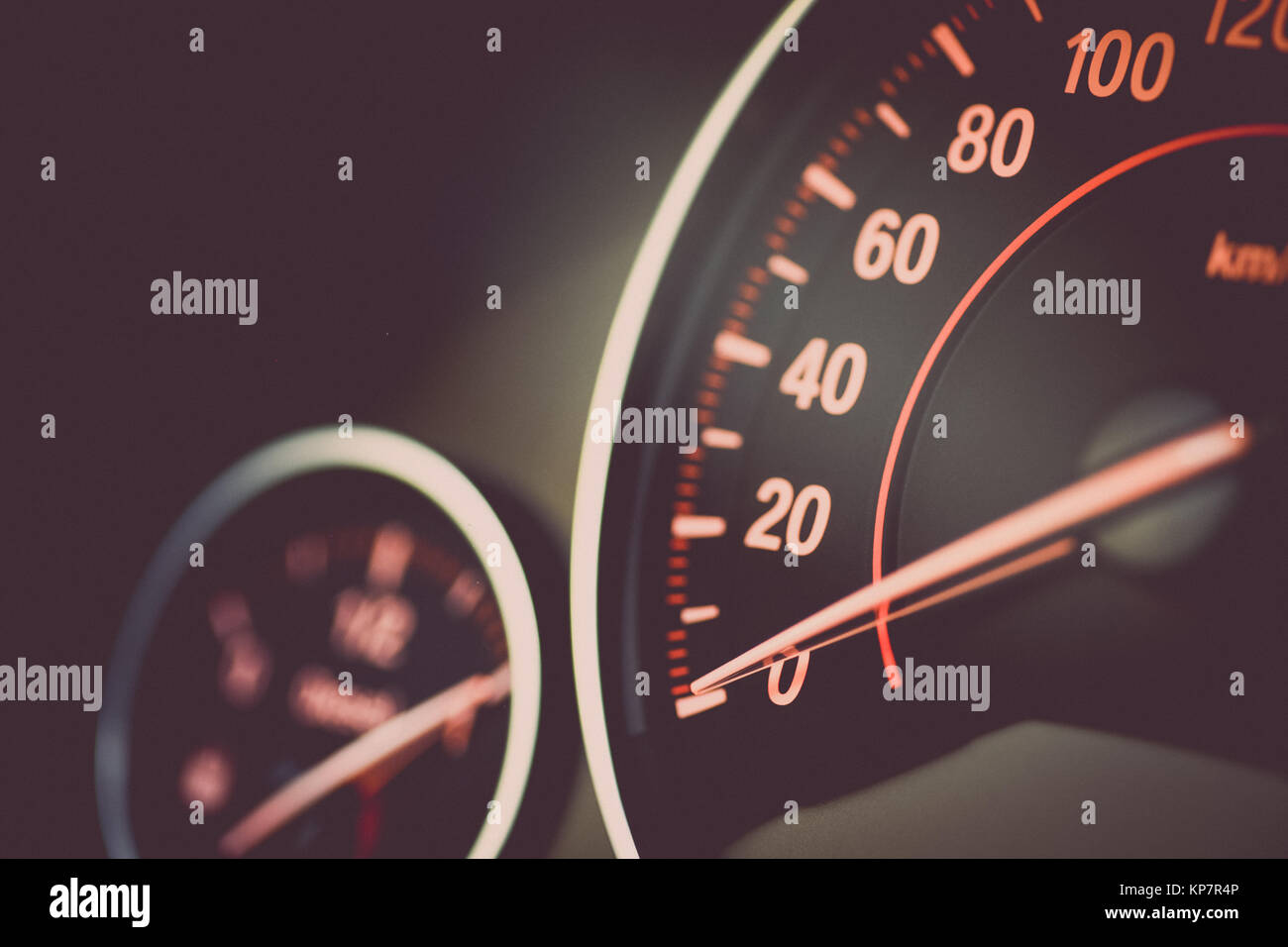 Car speedometer detail Stock Photo - Alamy