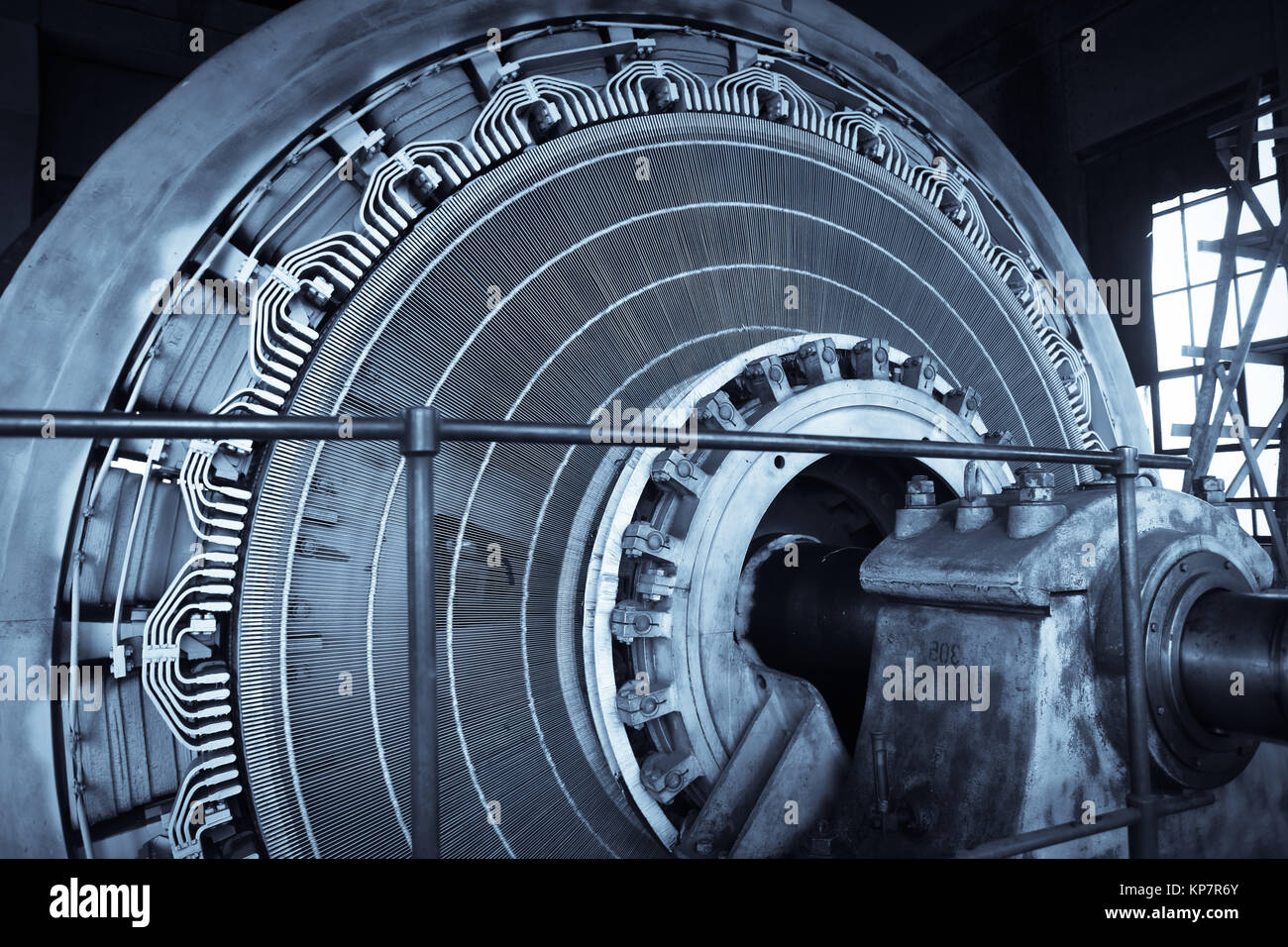 Stator in an electric motor Stock Photo - Alamy