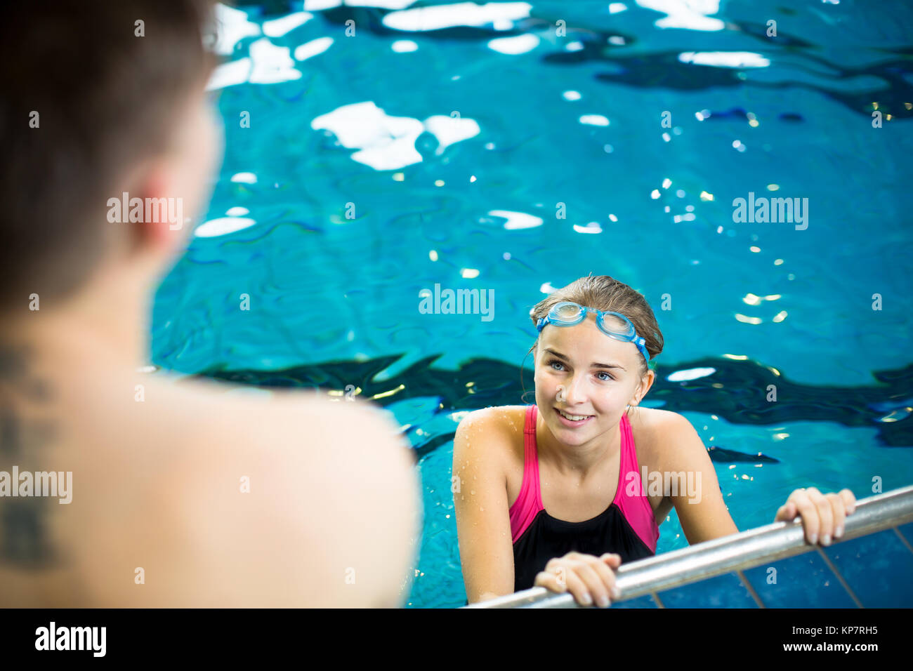 Champion female swimmer hi-res stock photography and images - Alamy