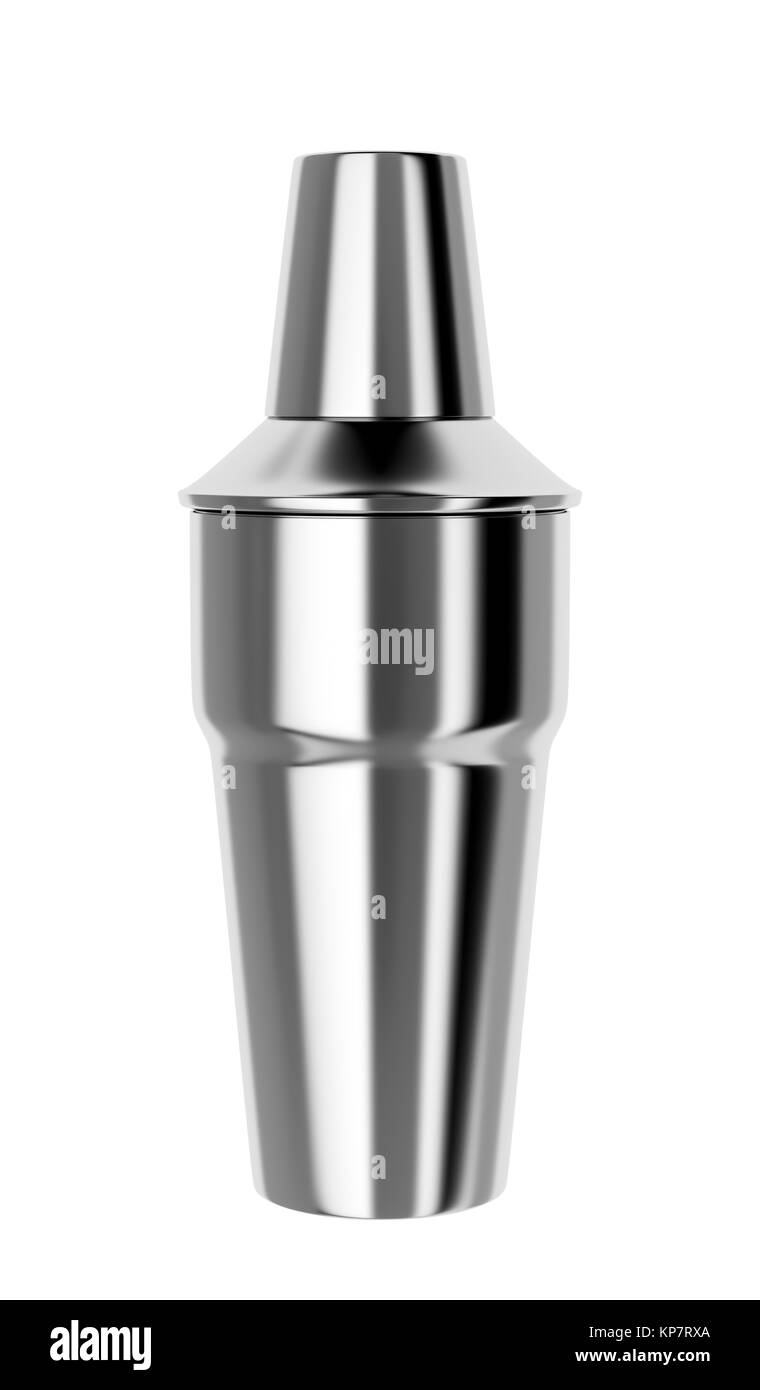 Steel cocktail shaker Cut Out Stock Images & Pictures - Alamy