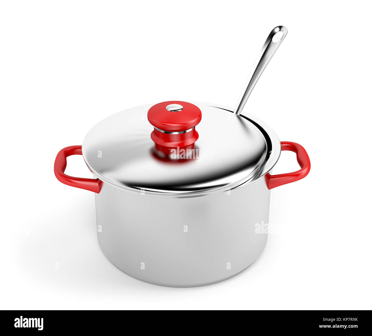 Pot and ladle Stock Photo - Alamy