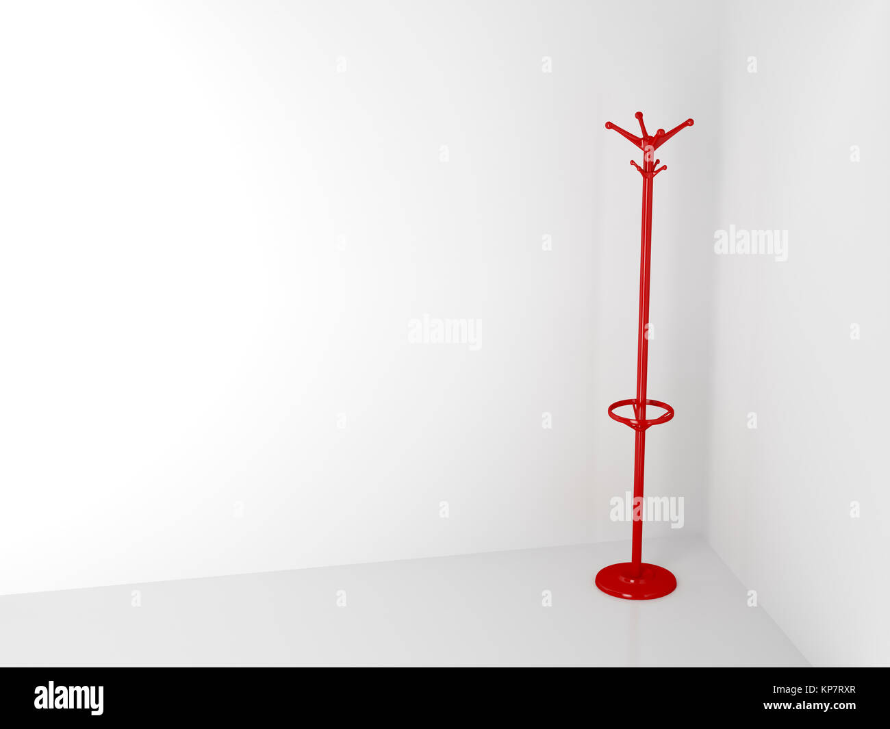 Red coat hanger Stock Photo - Alamy