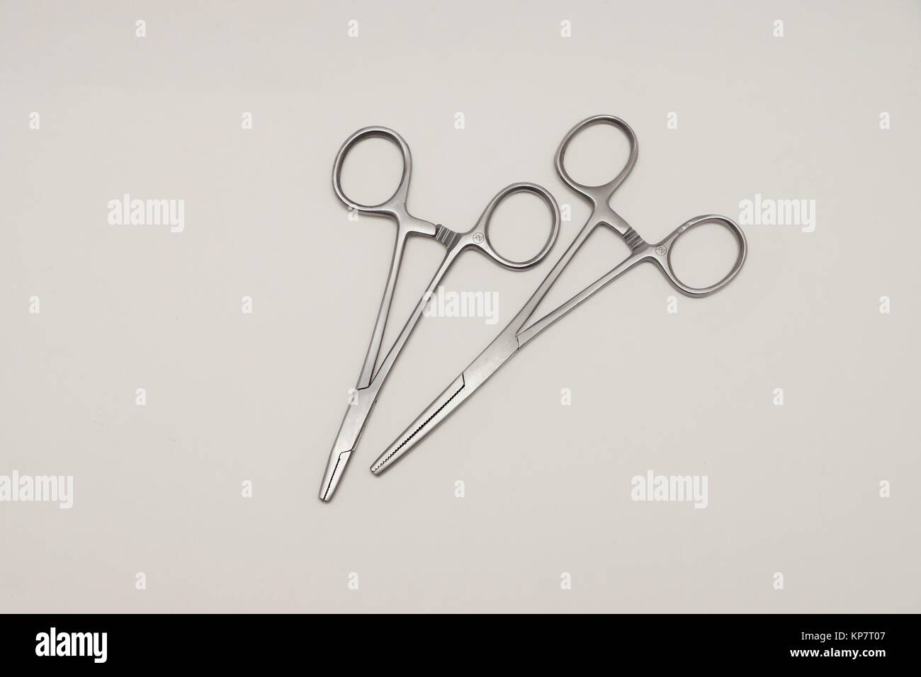 forceps on white background Stock Photo - Alamy