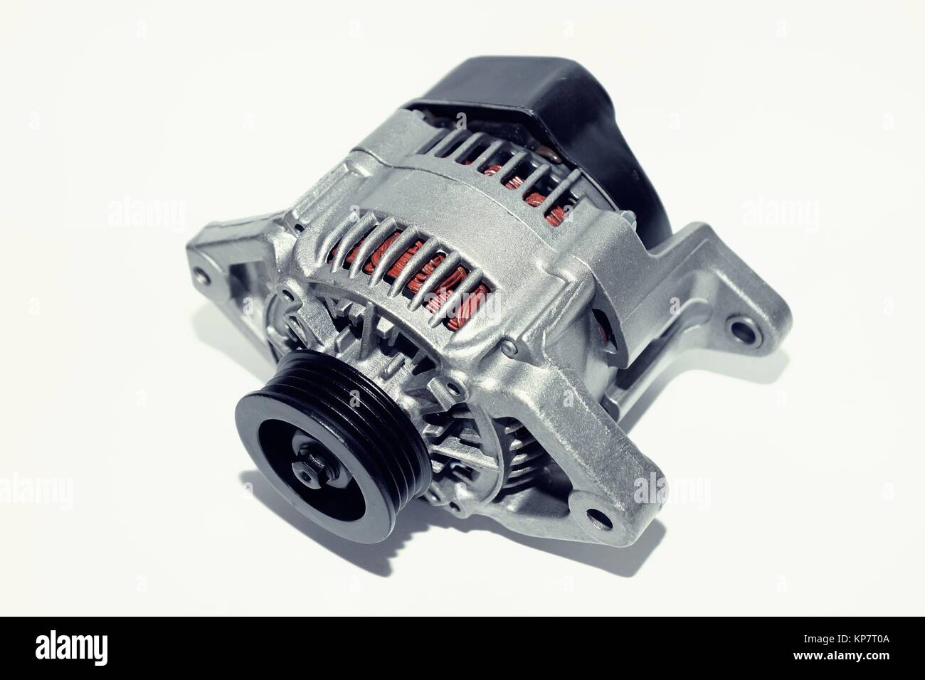 alternator on a white background Stock Photo - Alamy