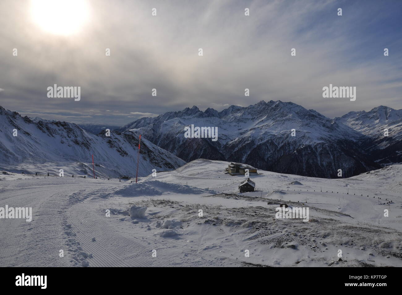 Grossglockner High Alpine Road in winter Stock Photo - Alamy