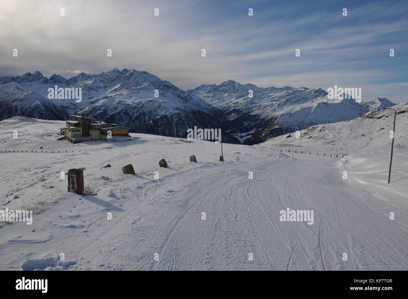 grossglockner high alpine road in winter Stock Photo - Alamy