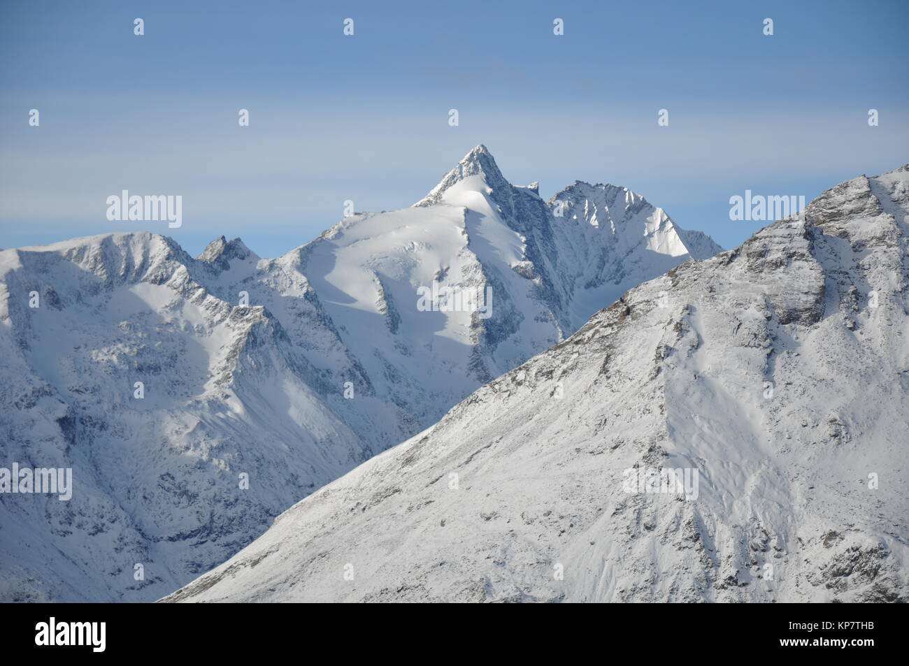 Grossglockner in winter Stock Photo - Alamy