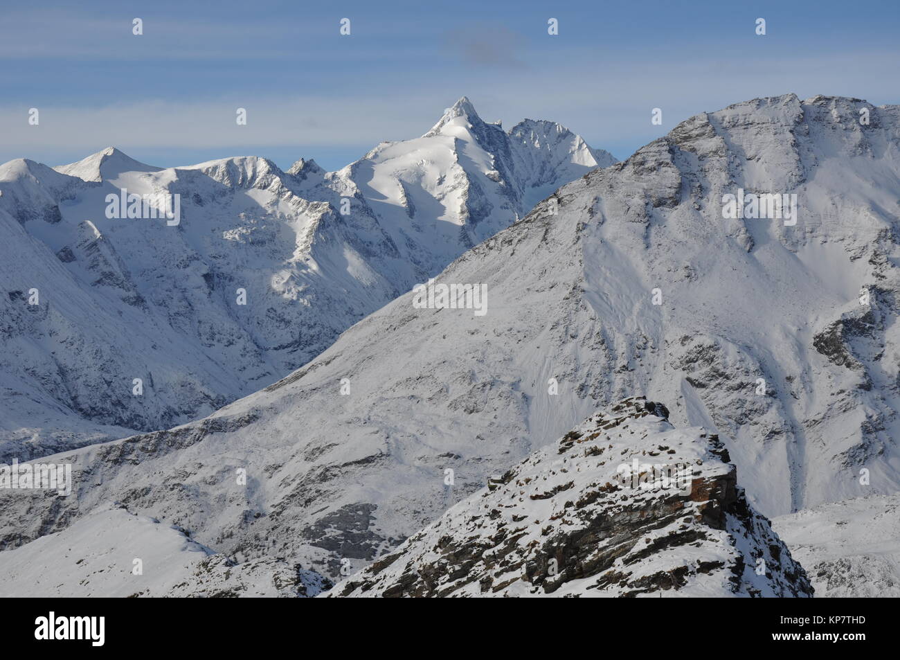 grossglockner in winter Stock Photo - Alamy
