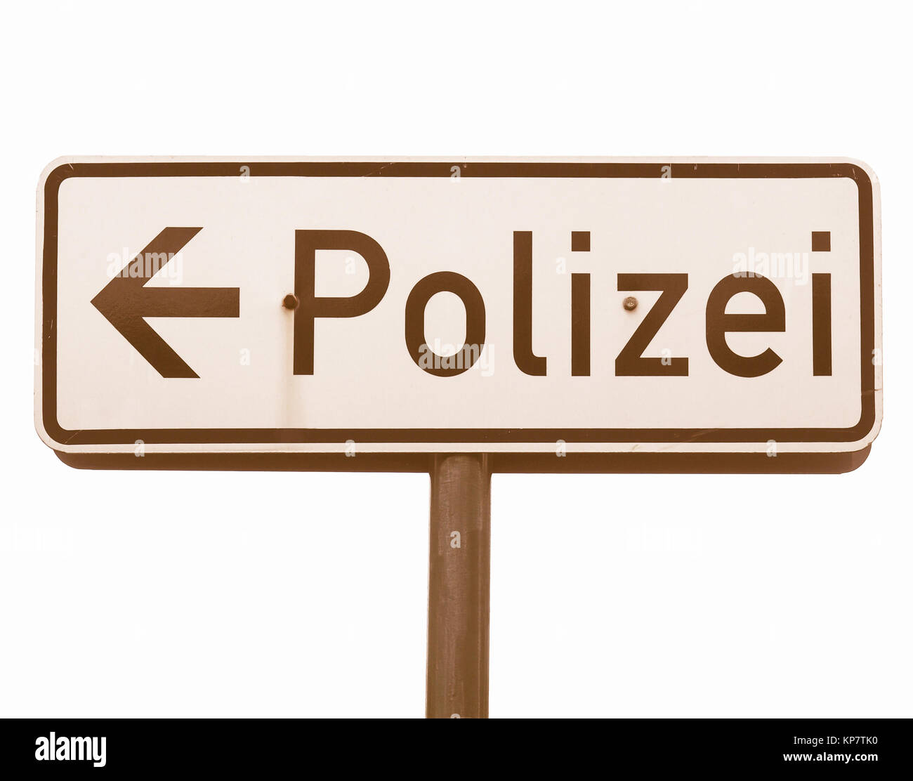 Polizei sign hi-res stock photography and images - Alamy