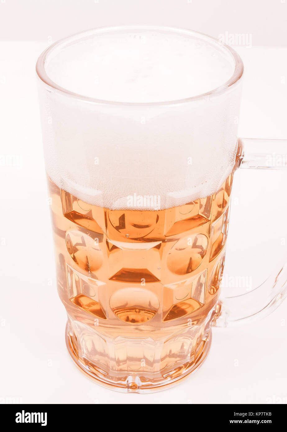 Lager beer glass vintage Stock Photo - Alamy