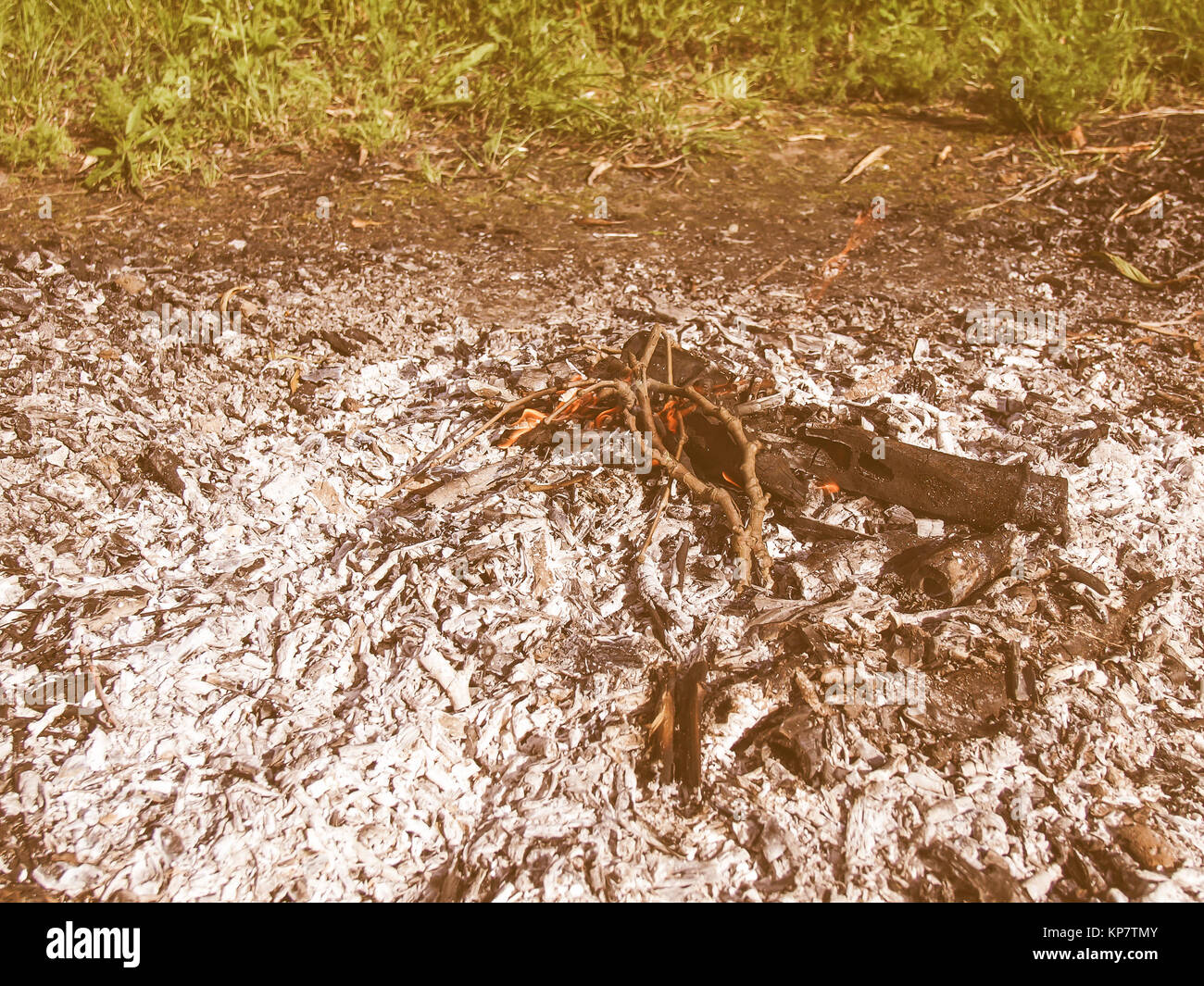 Burning fire vintage Stock Photo - Alamy