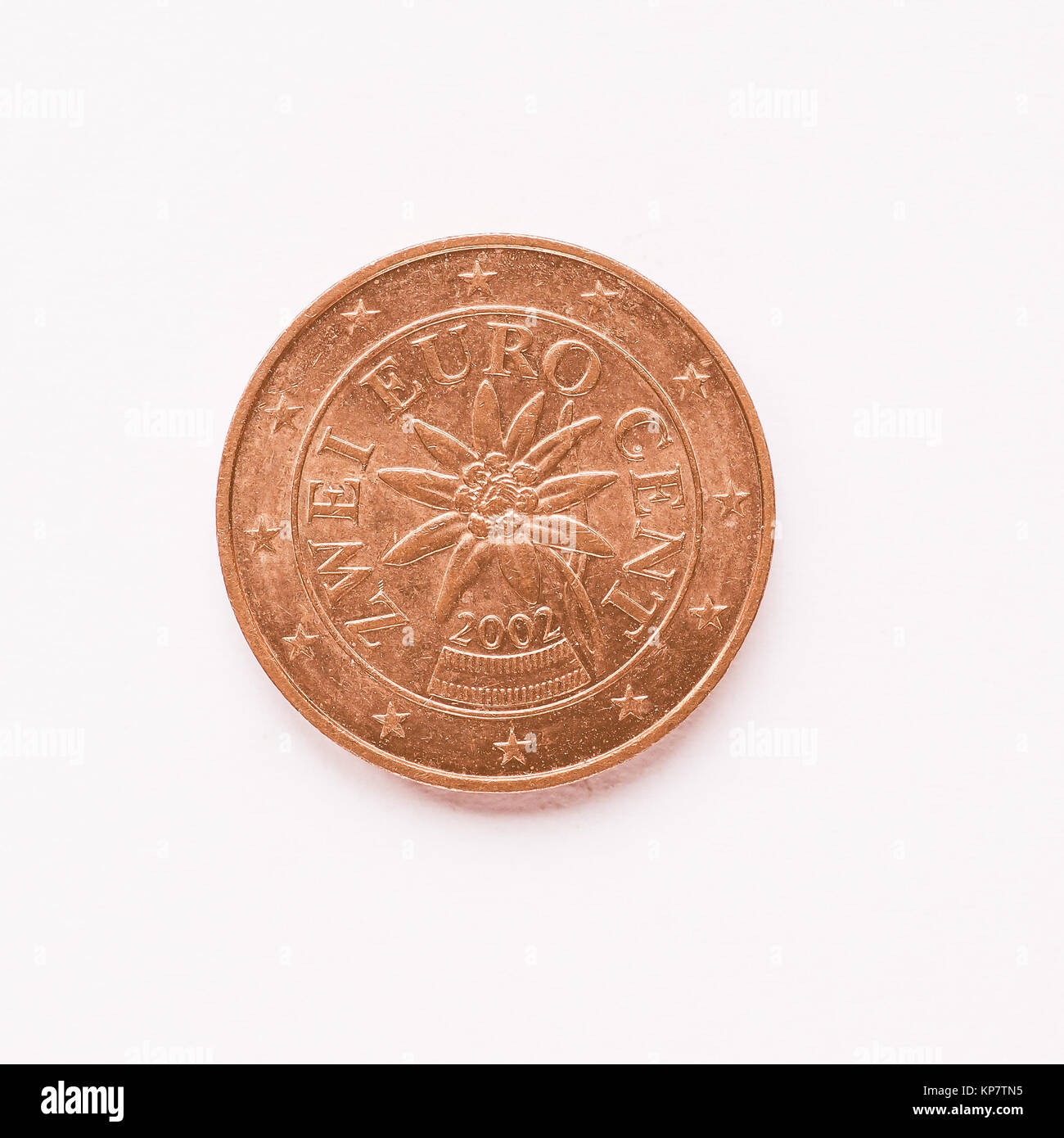 Austrian 2 euro coin hi-res stock photography and images - Alamy