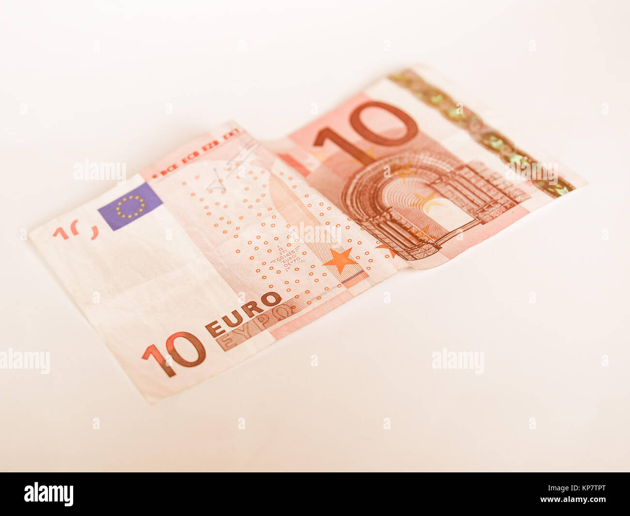 Euro note vintage Stock Photo - Alamy