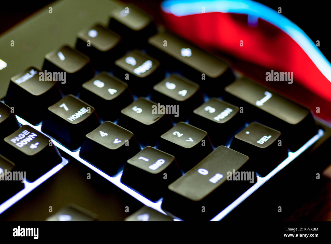 Led lights illuminated pc hi-res stock photography and images - Alamy