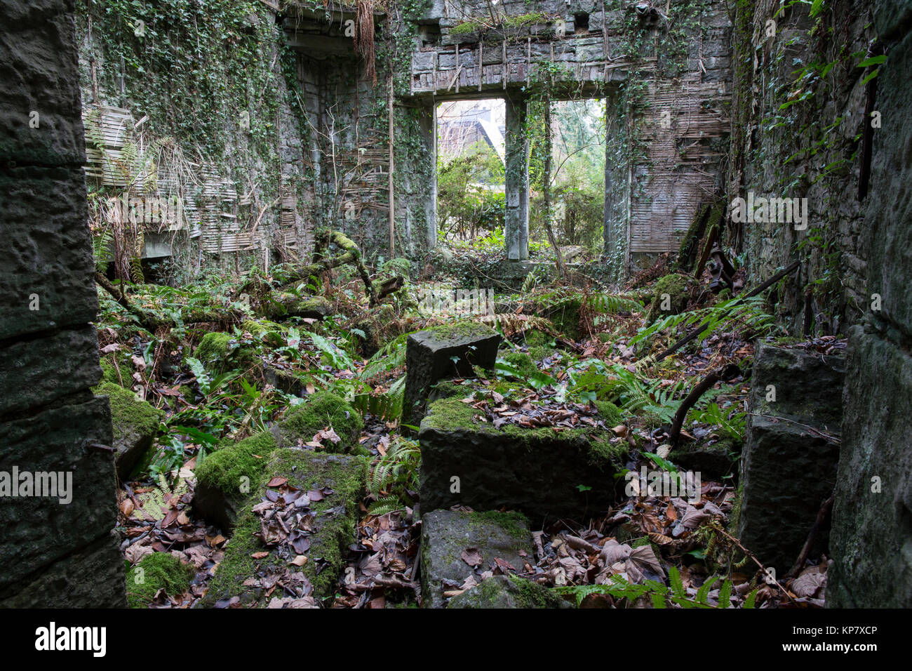Abandoned Buildings. Scotland Stock Photo - Alamy