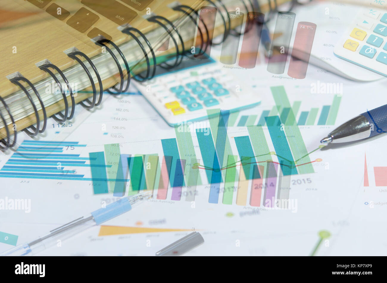 business concept graph Stock Photo - Alamy