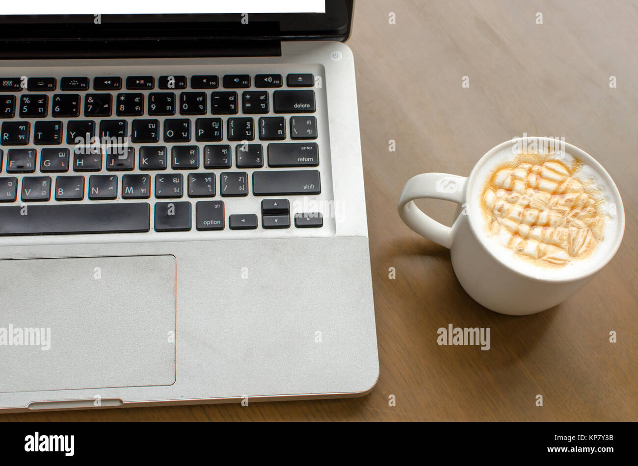 coffee and computer Stock Photo - Alamy