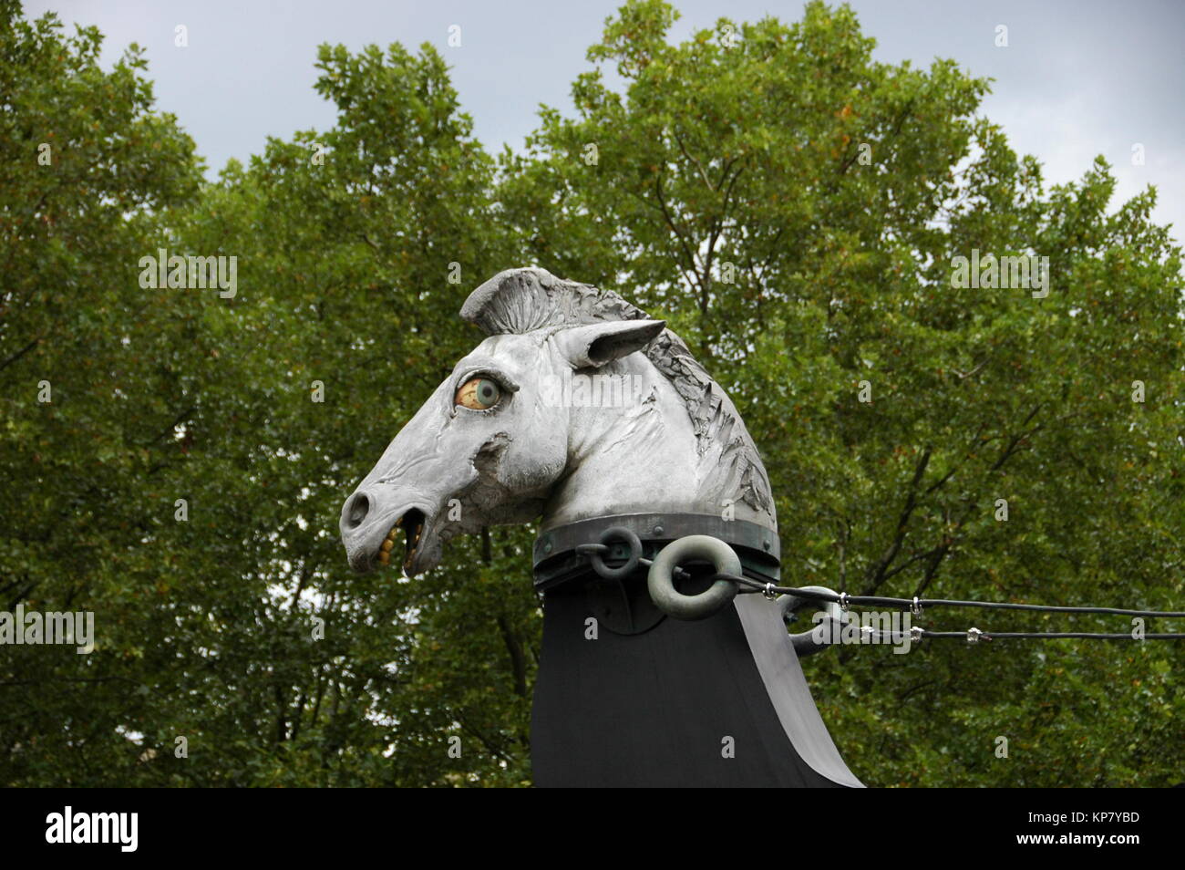 Head of the Musengaul at the Baden State Theatre in Karlruhe Stock ...