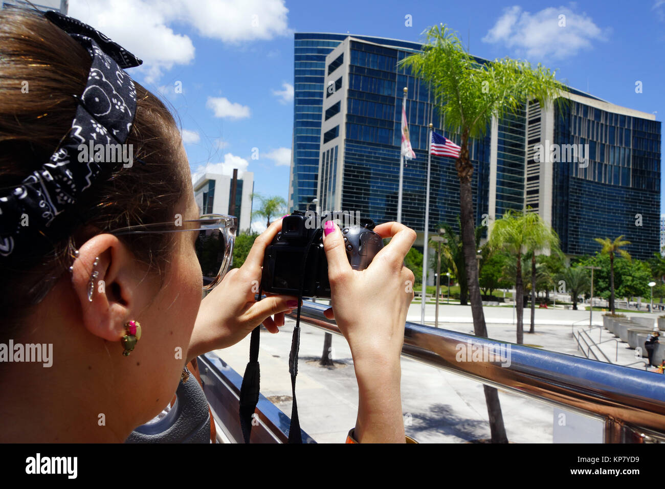 modern high-rise architecture in miami Stock Photo - Alamy