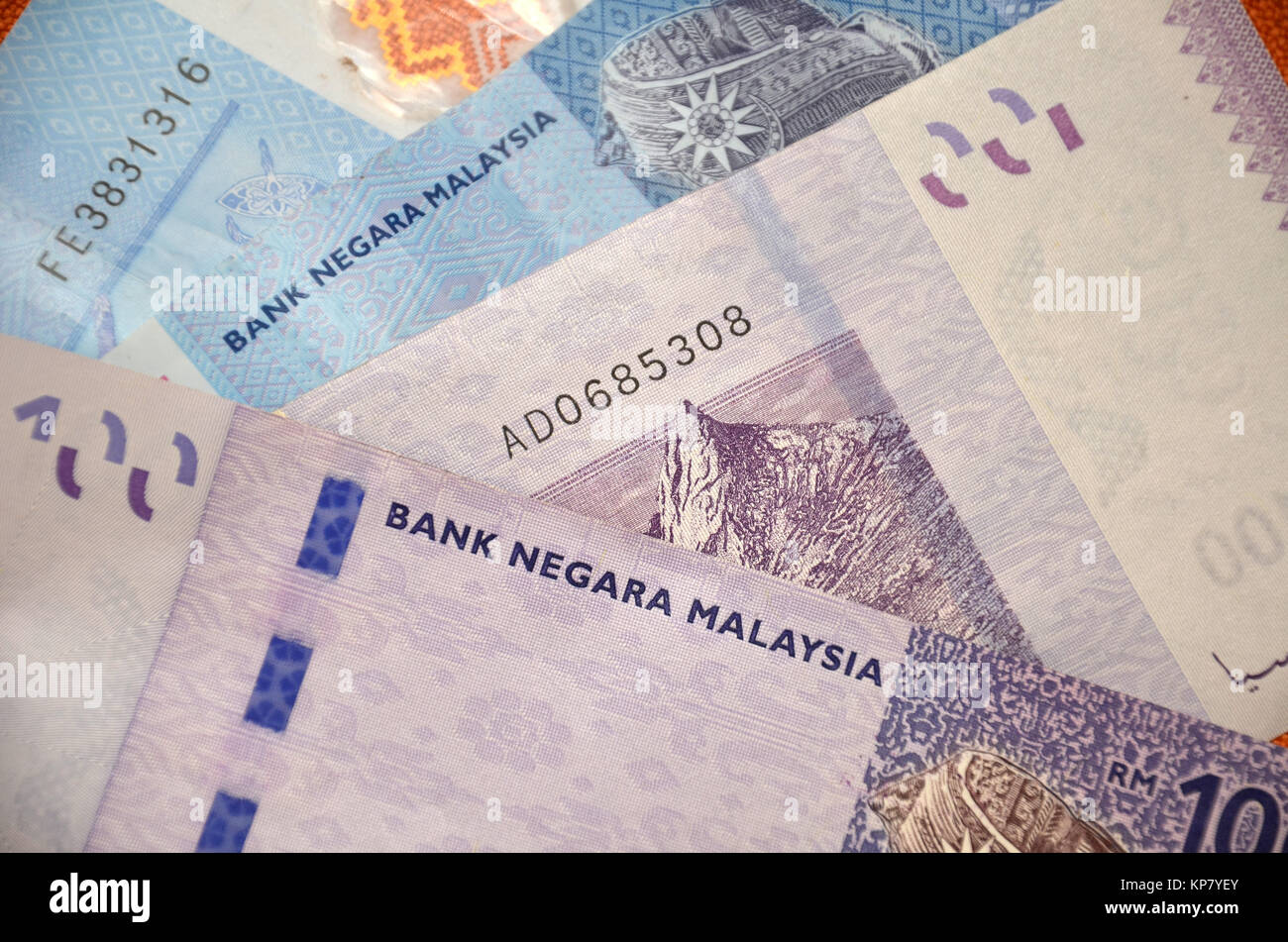 Malaysia bank notes Stock Photo - Alamy