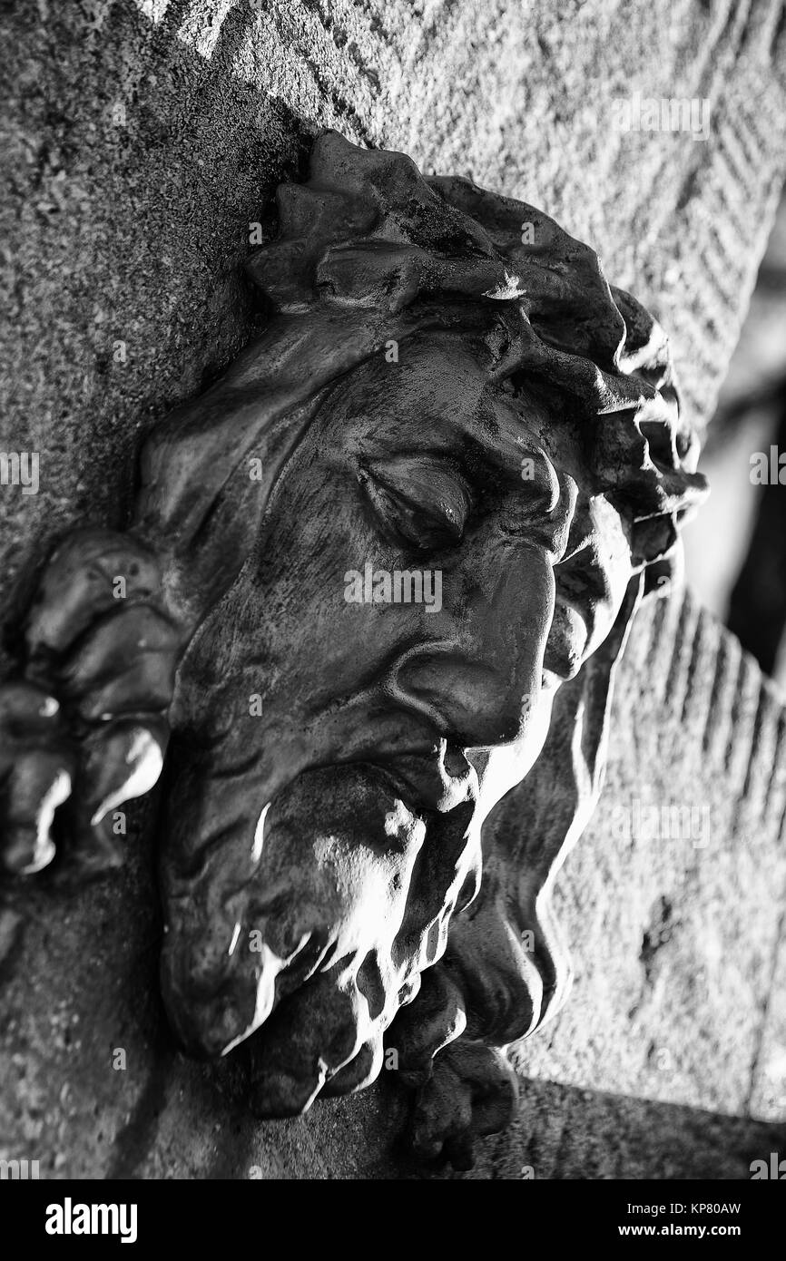Jesus face Black and White Stock Photos & Images - Alamy