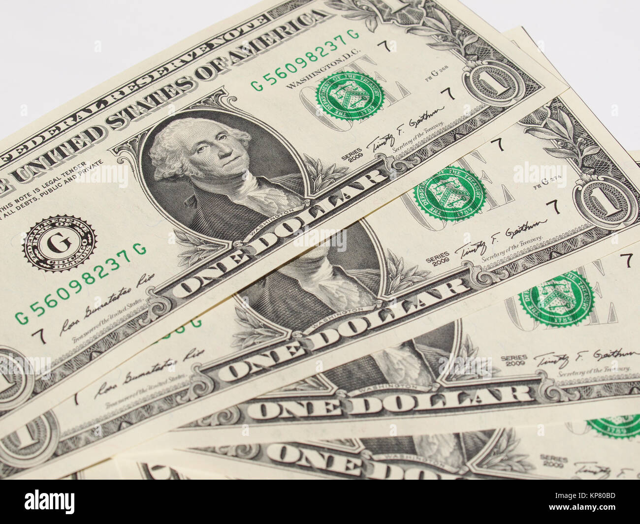 Dollar notes 1 Dollar Stock Photo - Alamy