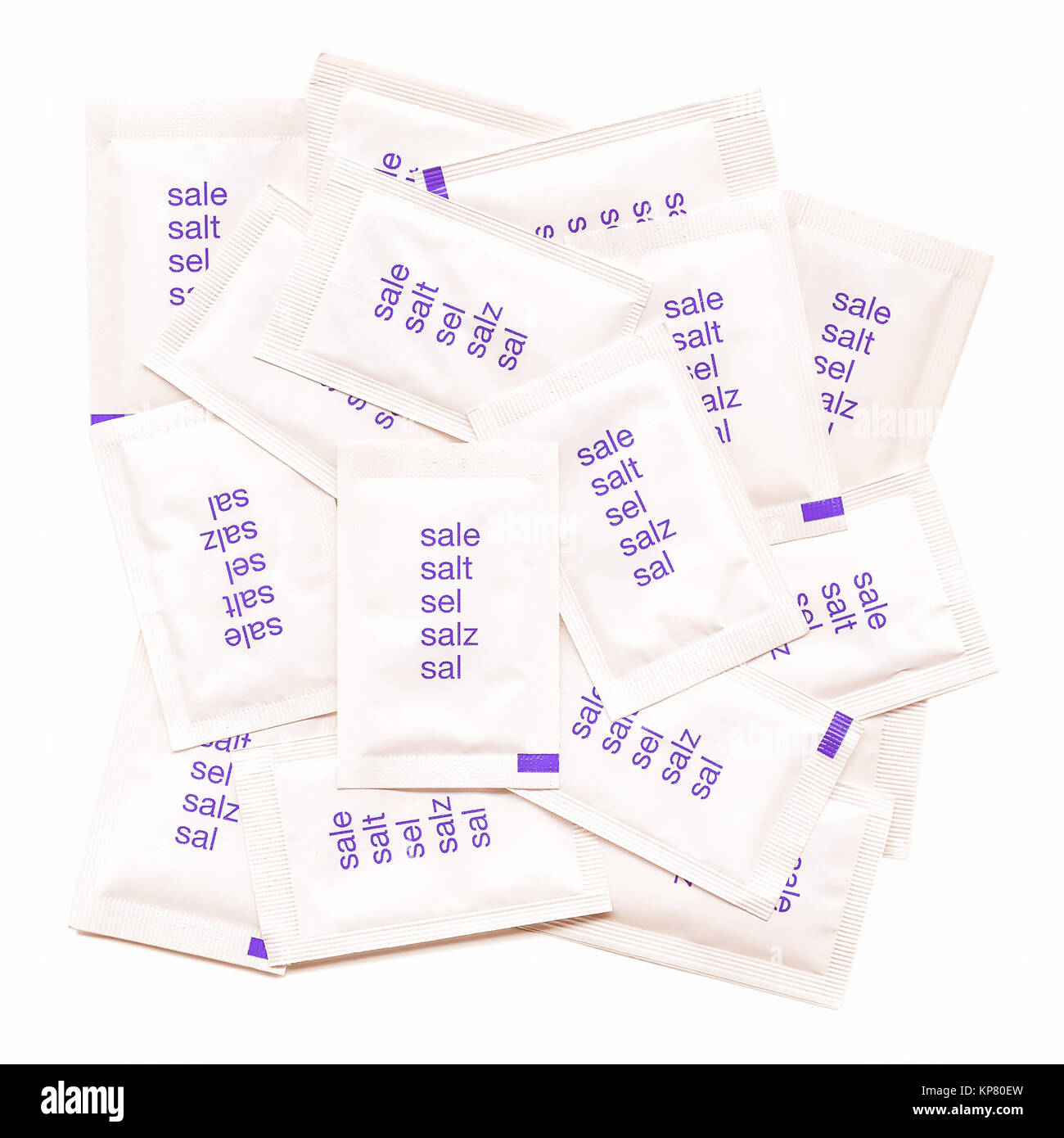 Retro looking Salt bags Stock Photo - Alamy