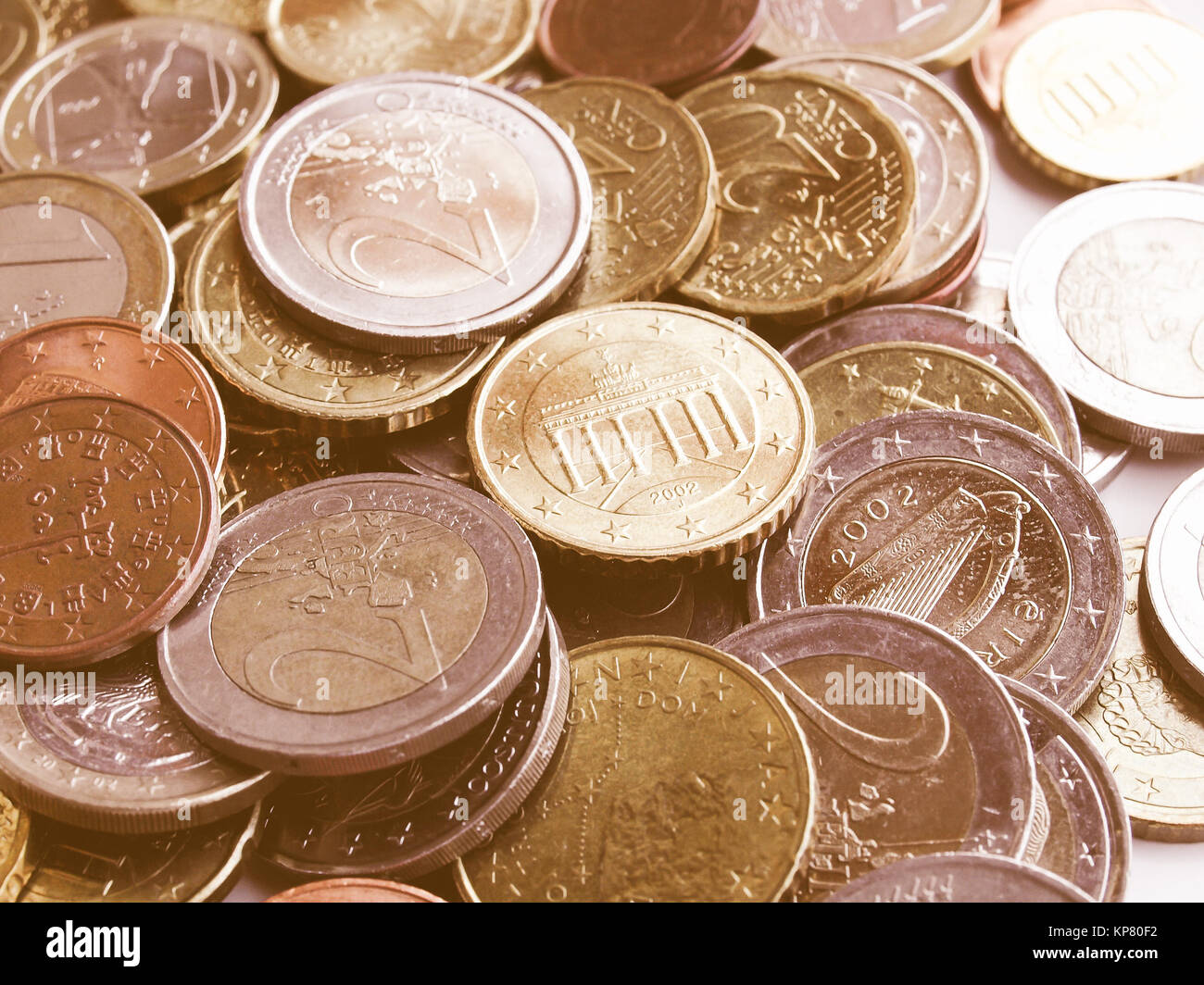 Euro picture vintage Stock Photo - Alamy