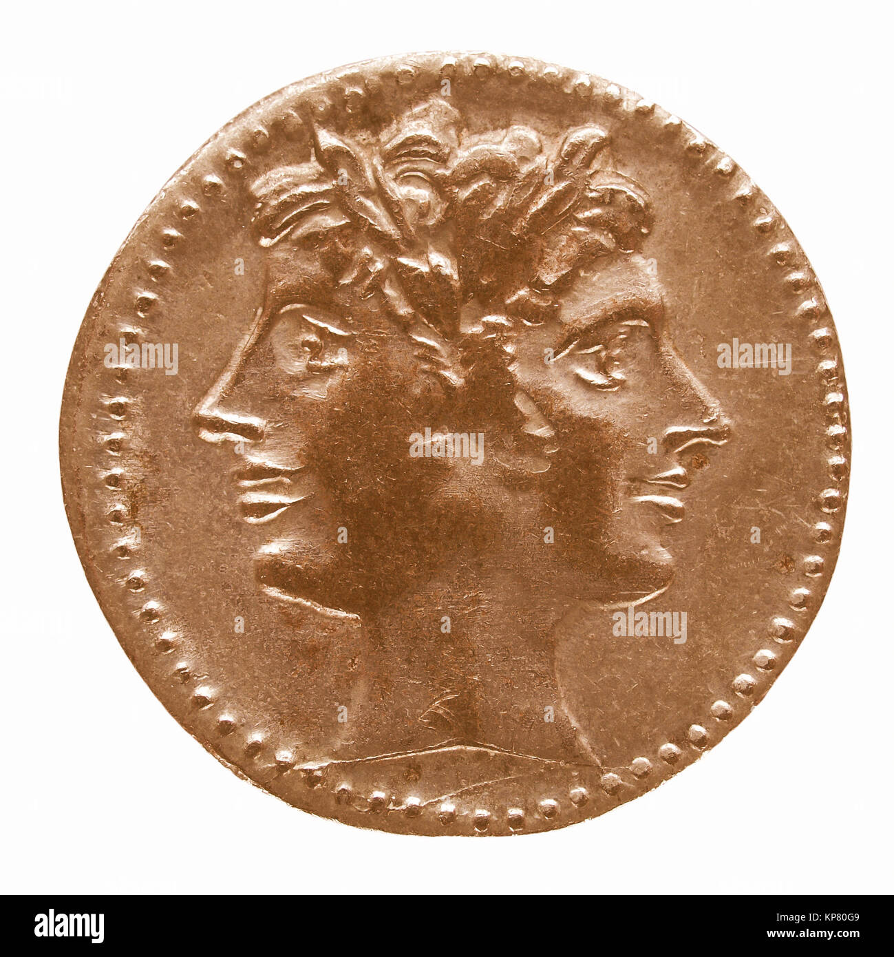 Roman coin vintage Stock Photo - Alamy