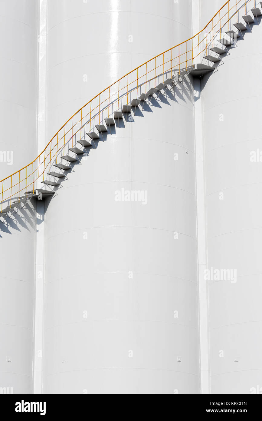 industrial storage silo background Stock Photo - Alamy