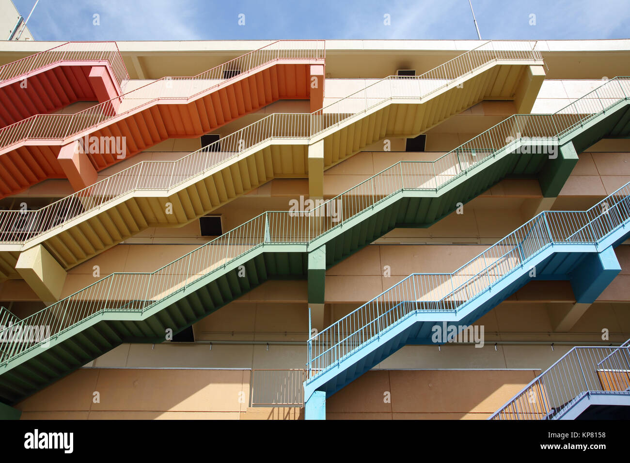 Fire escape texture exit hi-res stock photography and images - Alamy