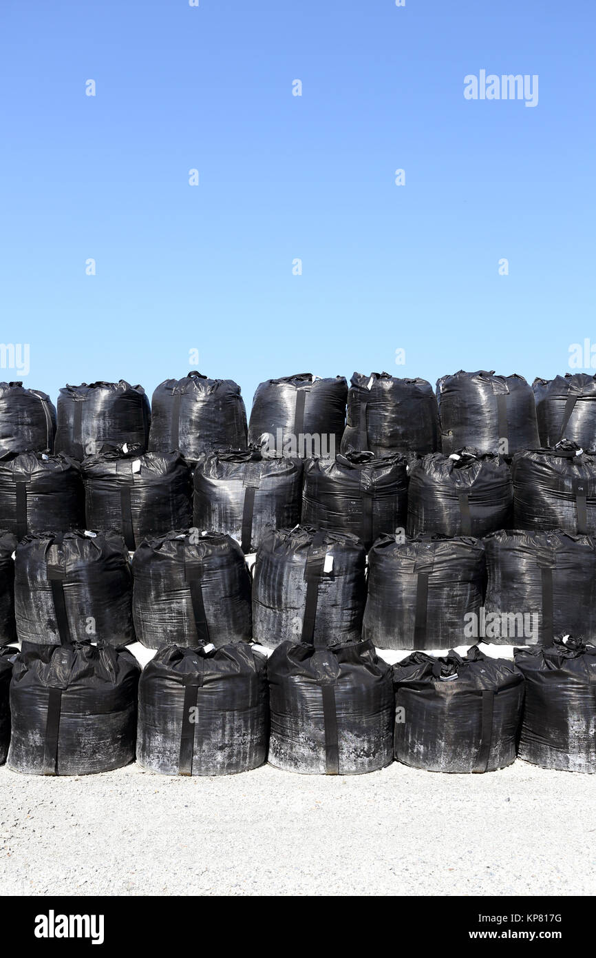 stack of toxic substance bag Stock Photo - Alamy