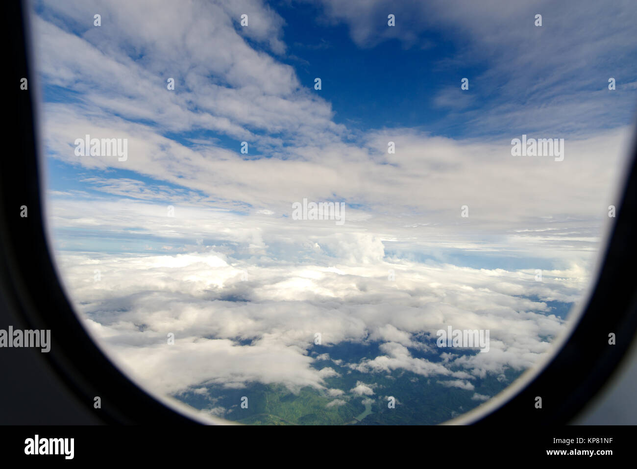 Cloudy Sky view from Airplane, Philippines Stock Photo - Alamy