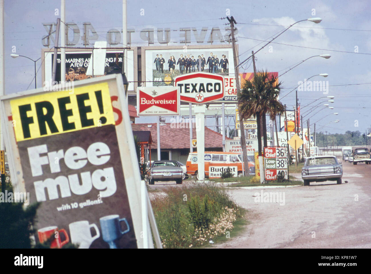 Visual pollution from billboards and advertising in a small town in ...