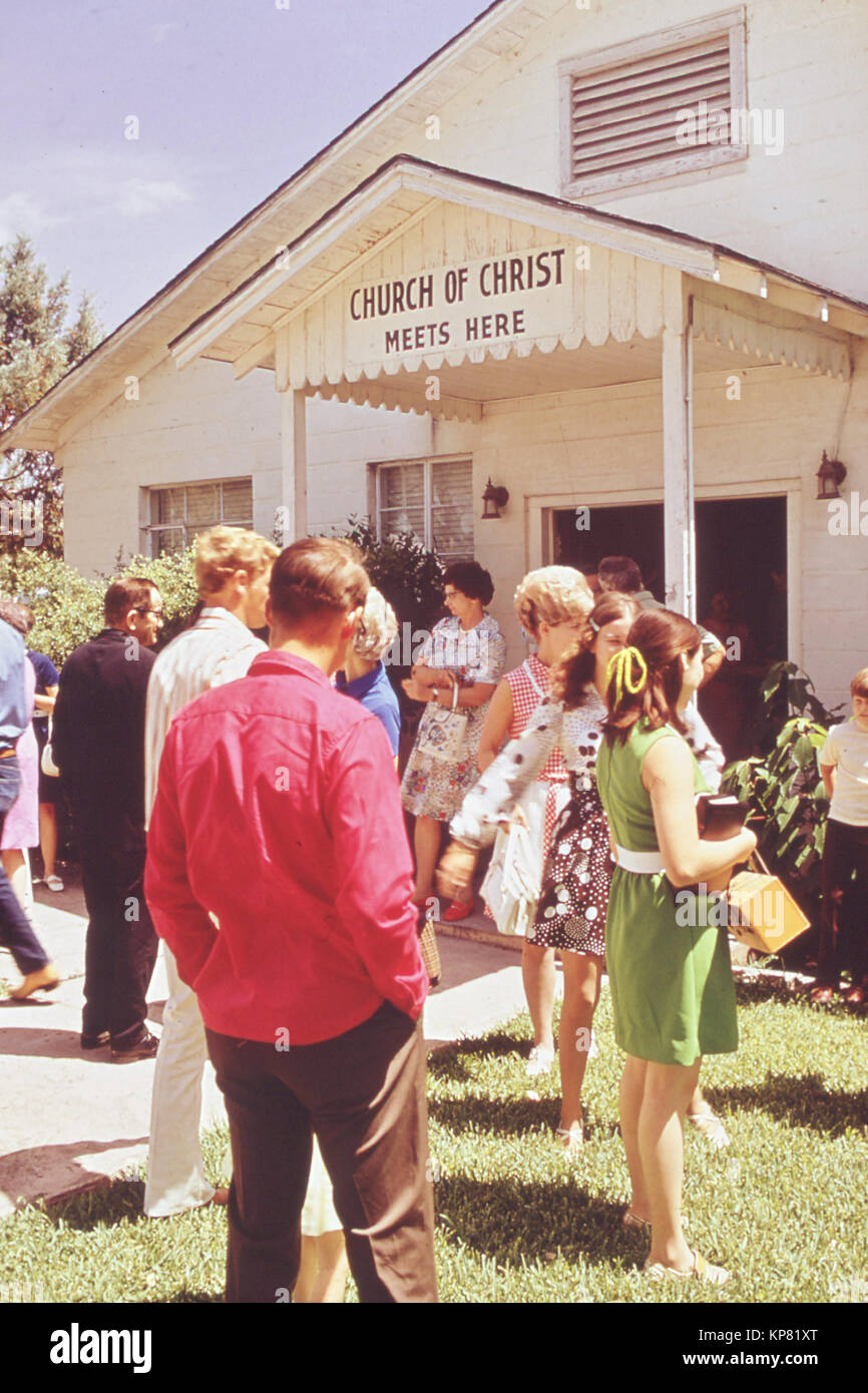 After morning church service hi-res stock photography and images - Alamy