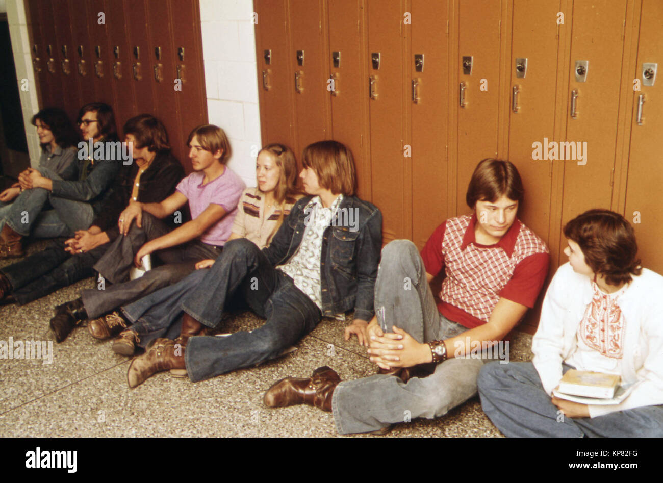 70s High School Senior 1970s High School Yearbook With Senior RAY