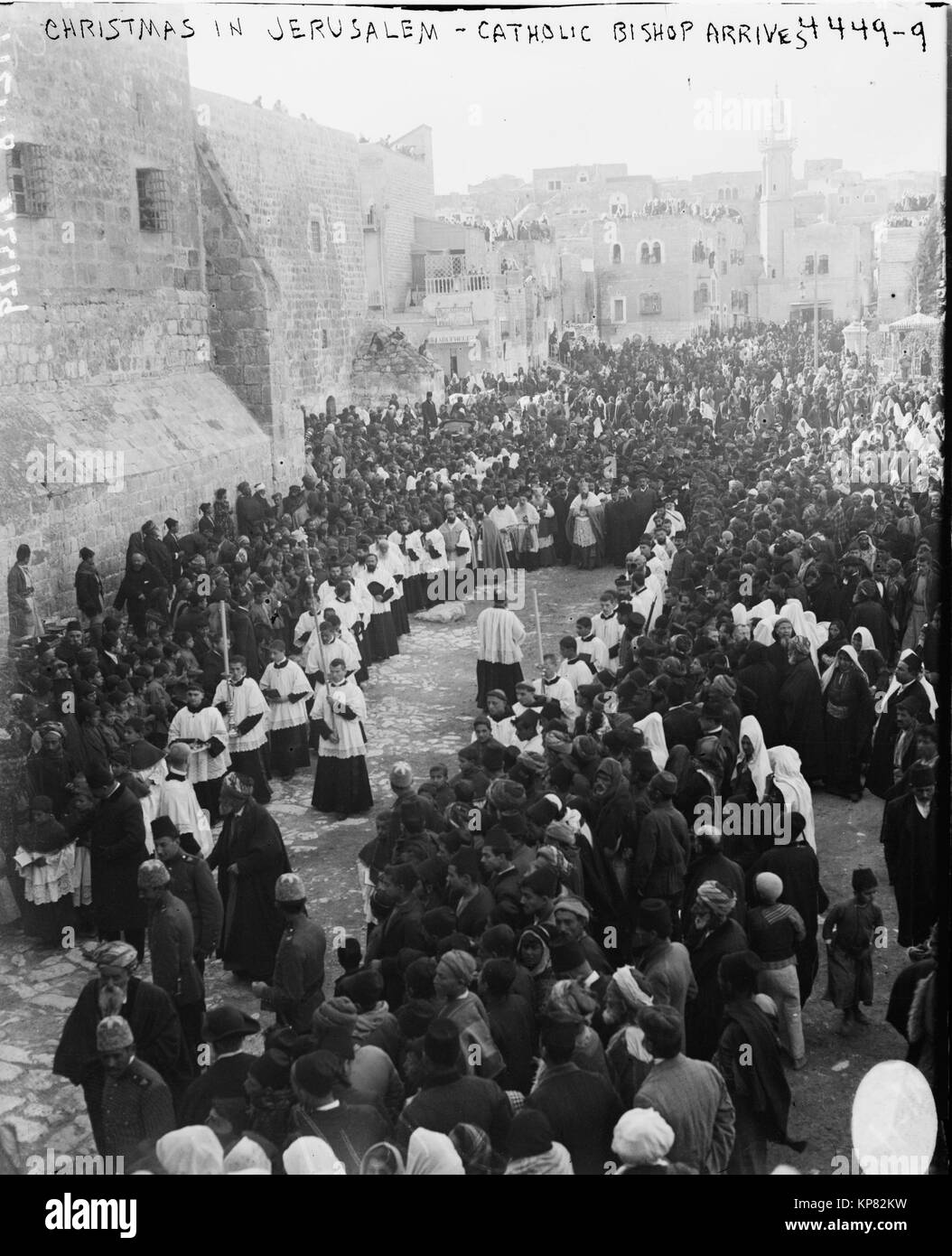 Religious christian procession in Black and White Stock Photos & Images ...