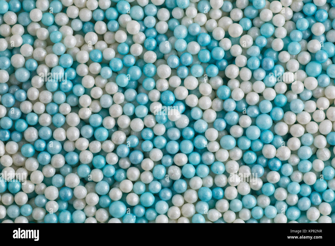 Blue and White Candy Decorations Stock Photo - Alamy