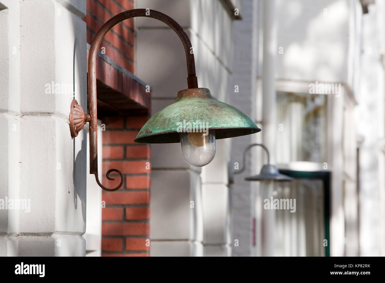 Retro Outdoor light Stock Photo - Alamy