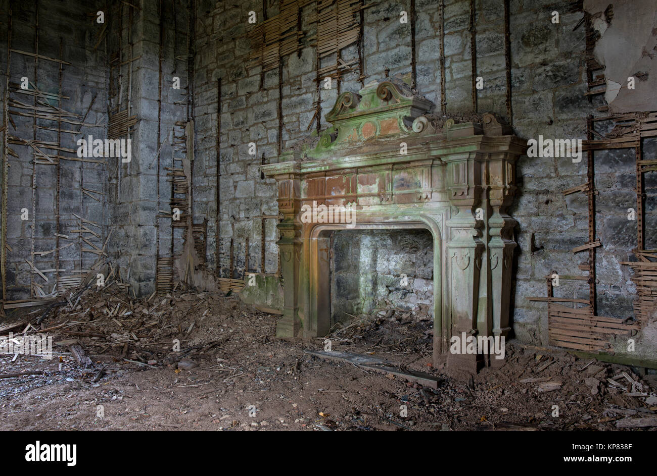 Abandoned Buildings. Scotland Stock Photo - Alamy