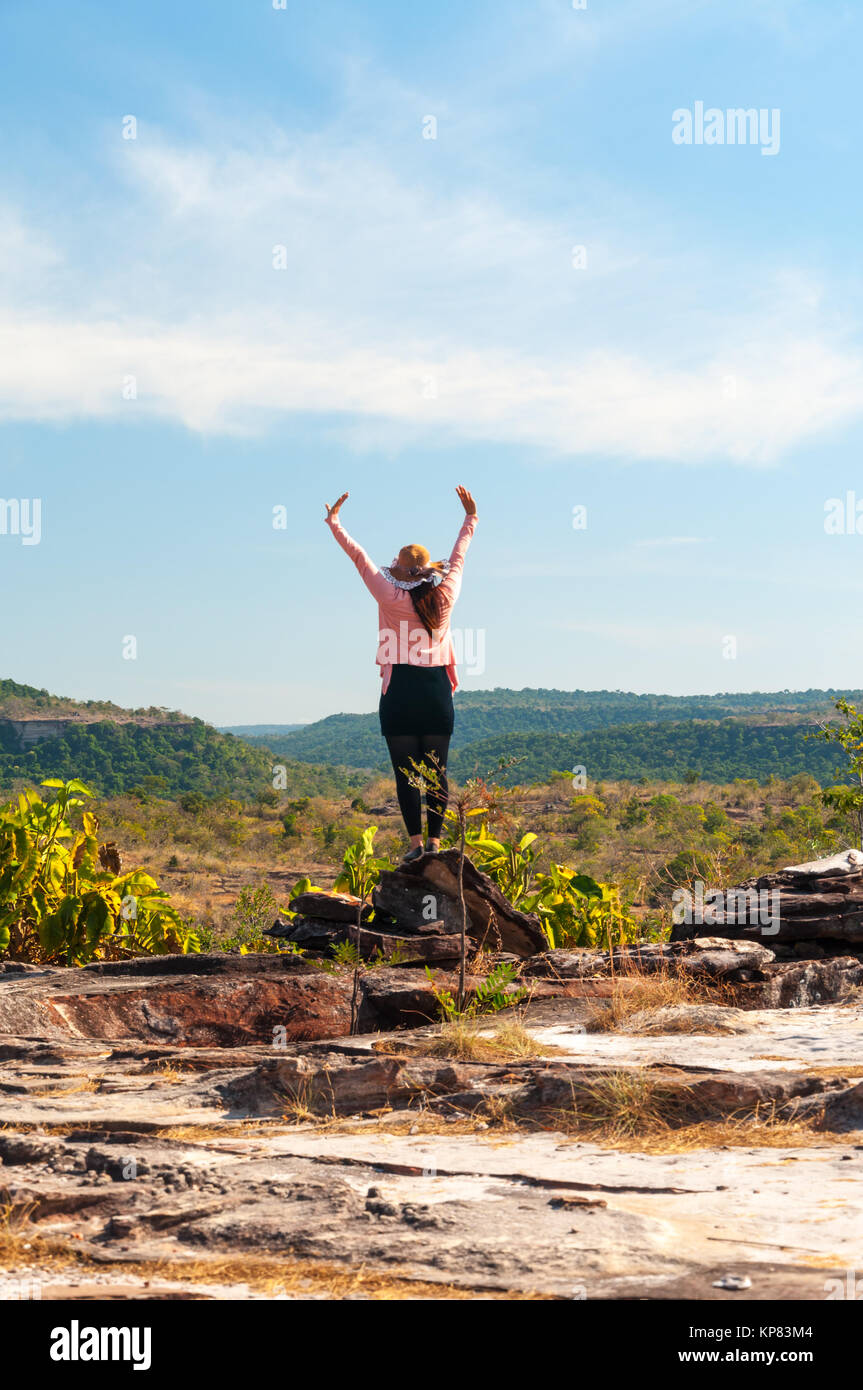 Relax and independent of women is Refreshing Stock Photo - Alamy