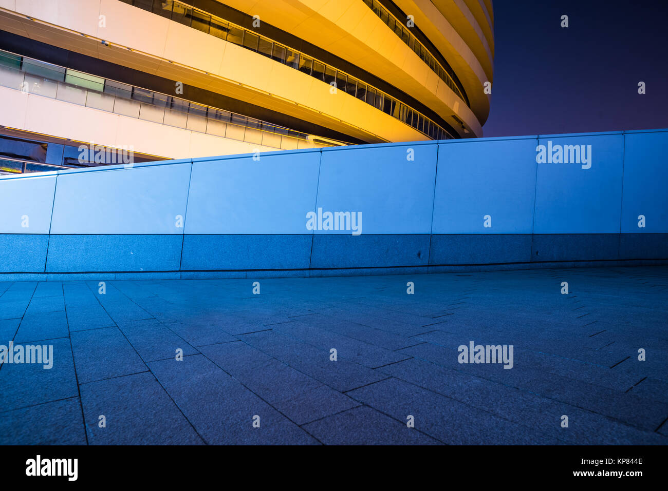 view of city square in city of China Stock Photo - Alamy