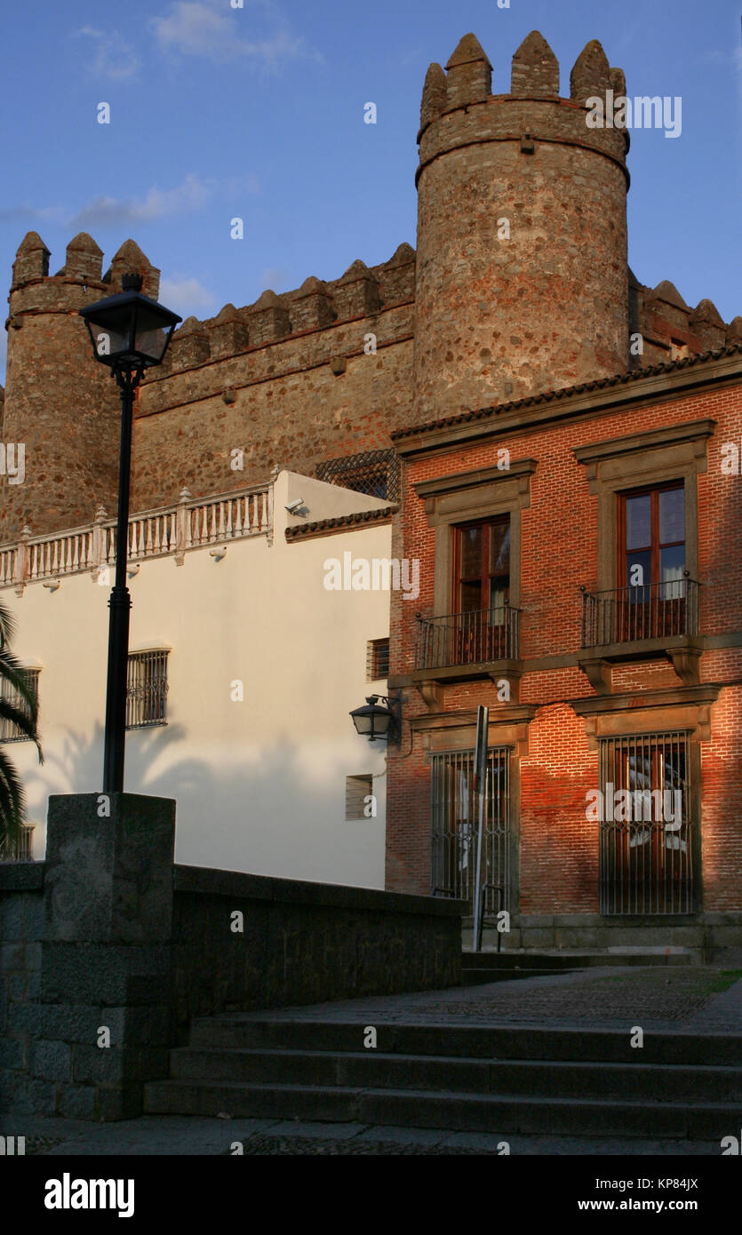 Palace of the Dukes of Feria, today the Parador de Zafra, Spain Stock ...