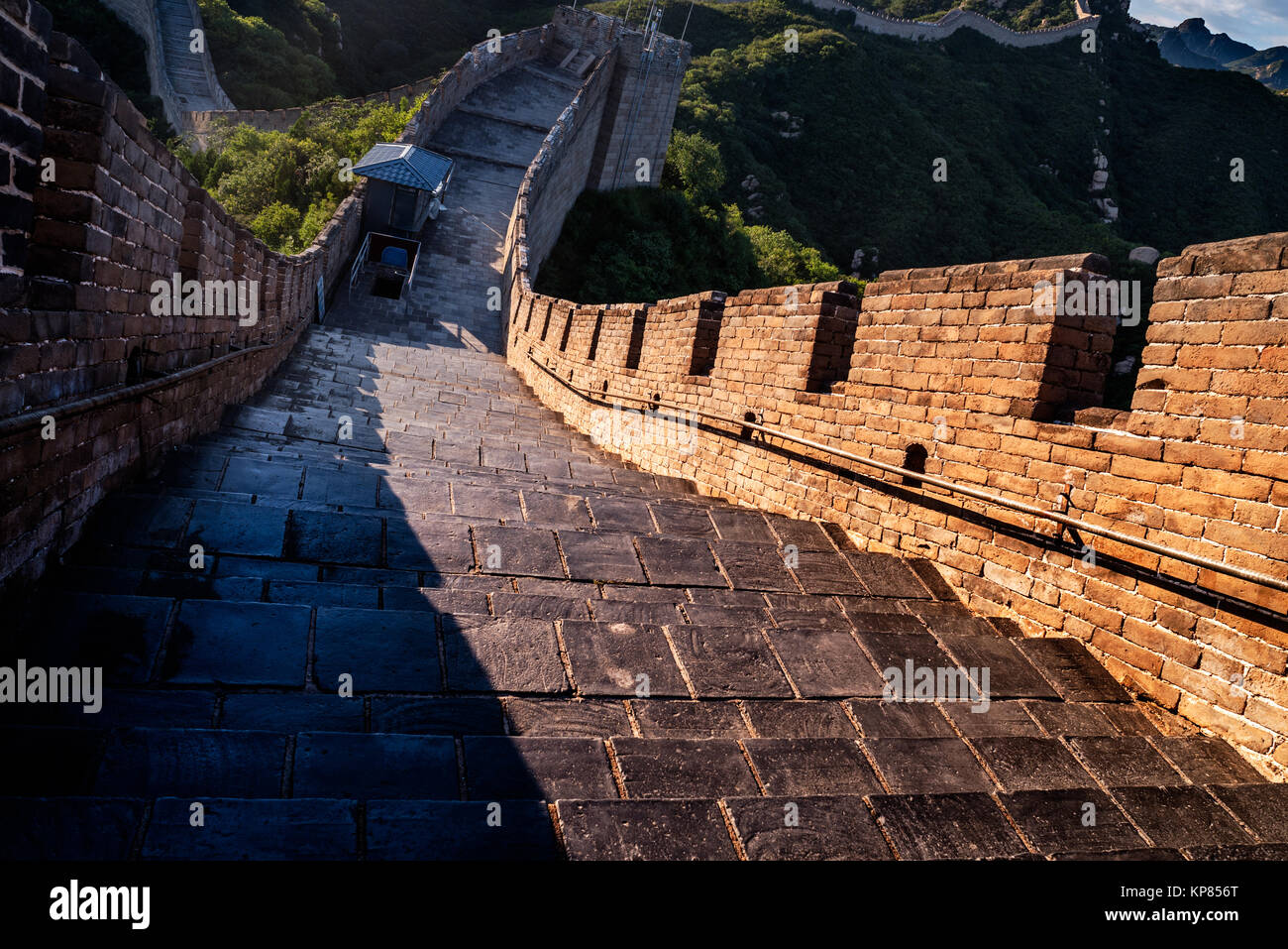 the Great Wall is generally built along an east-to-west line across the ...