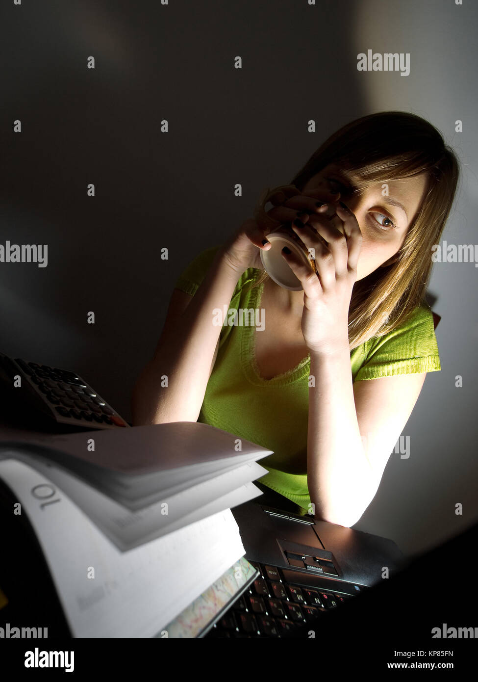 Secretary working till late,Secretary working till late,Secretary ...