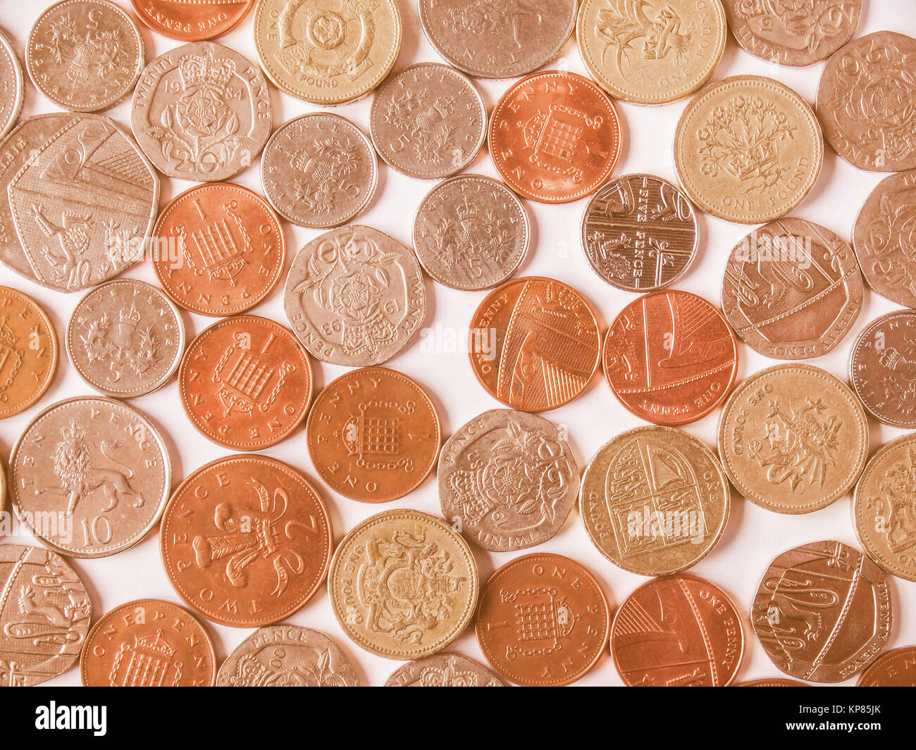 British Pounds vintage Stock Photo - Alamy