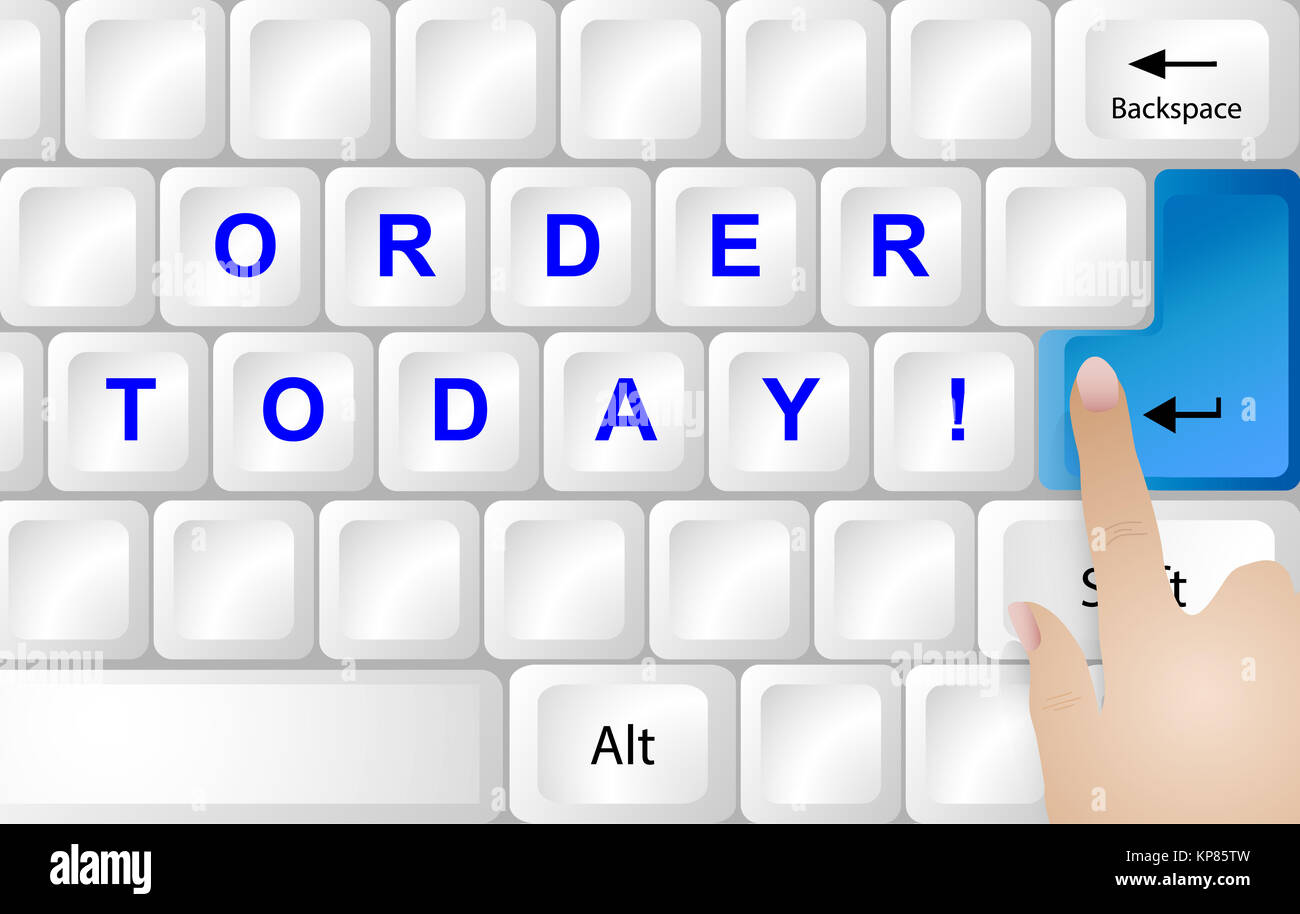 Order today concept Stock Photo - Alamy