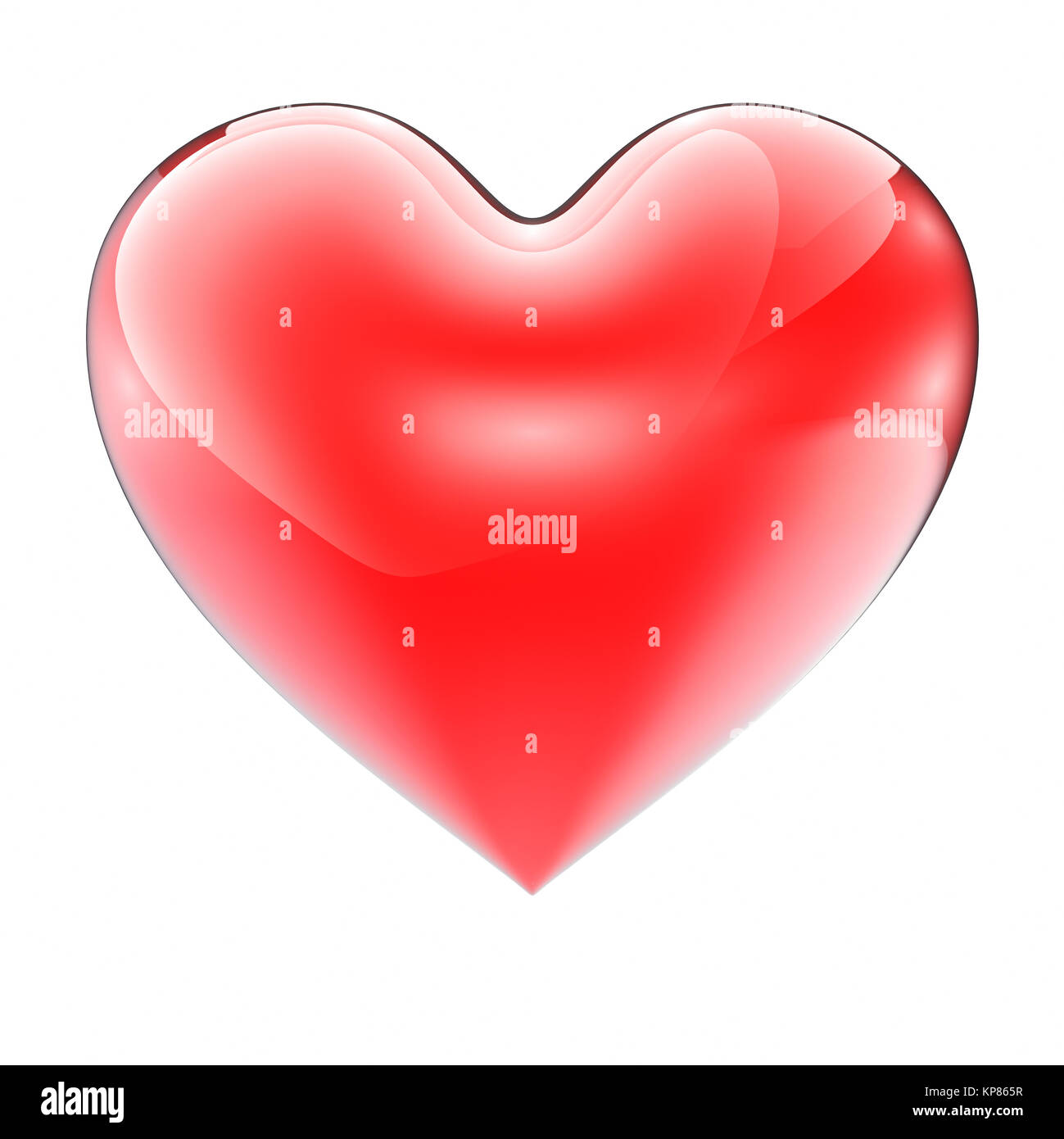 Big Red Heart Stock Photo - Alamy